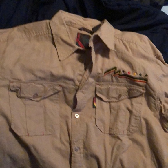 mecca | Shirts | Brown Mecca Long Sleeve Dress Shirt | Poshmark